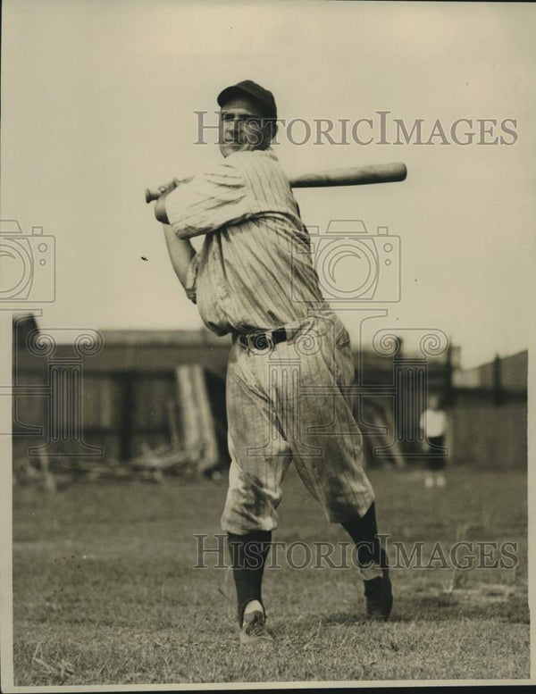 Press Photo Virginia-Archie Allen, member of the Piedmont League team ...