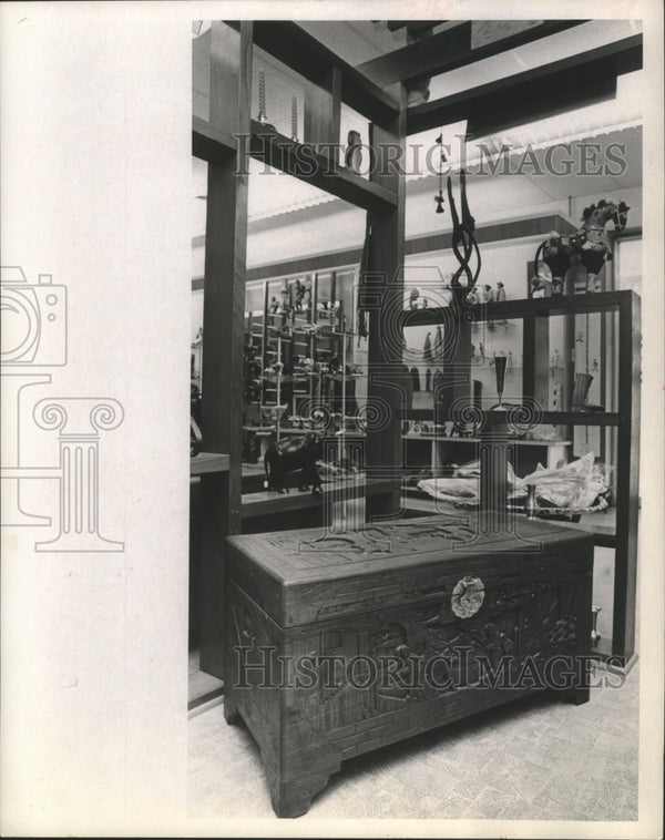 1971 Press Photo Gift shop at Church World Service Center, Houston - h ...