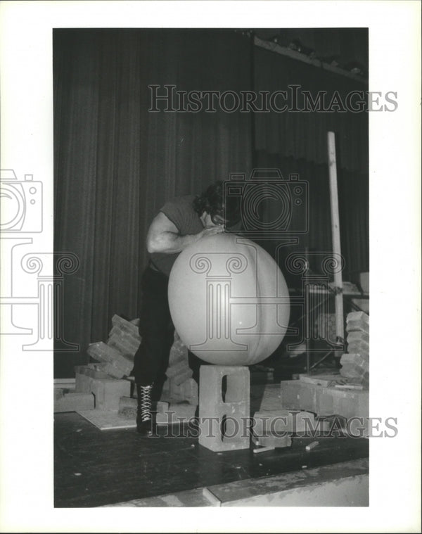 1991 Press Photo Jeff Coker At Commandoes For Christ Christian Ministr ...