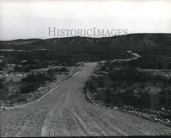 1970 Press Photo Road through Capote Falls, Texas - hca17224 - Historic ...