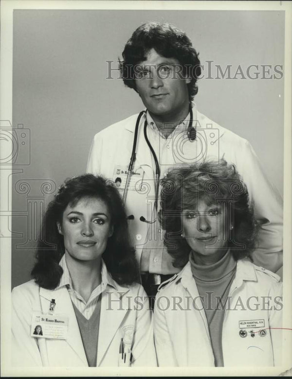 1982 Press Photo Cast members of "St. Elsewhere" on NBC-TV - hca50420 ...