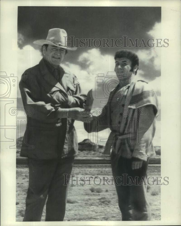 1990 Press Photo Joseph Musso with Actor John Wayne - hca74255 ...