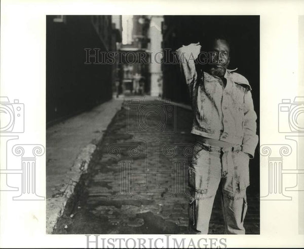 1989 Winston Rodney also known as "Burning Spear" reggae music star ...