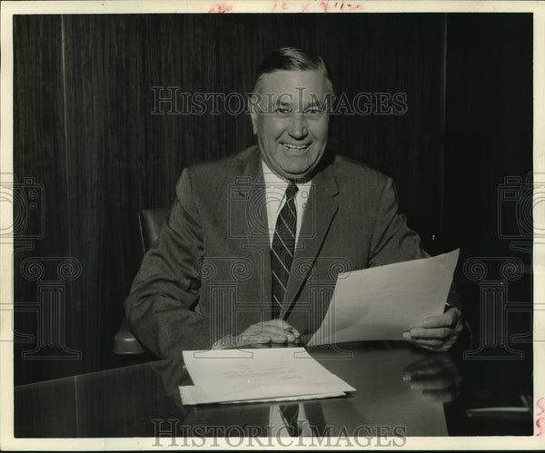 1961 Mr. S. Marcus Greer, banker & insurance executive. - Historic Images