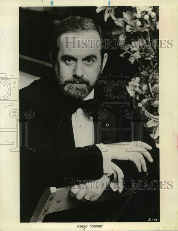 1982 Press Photo Robert Joffrey, Joffrey Ballet founder and choreograp ...