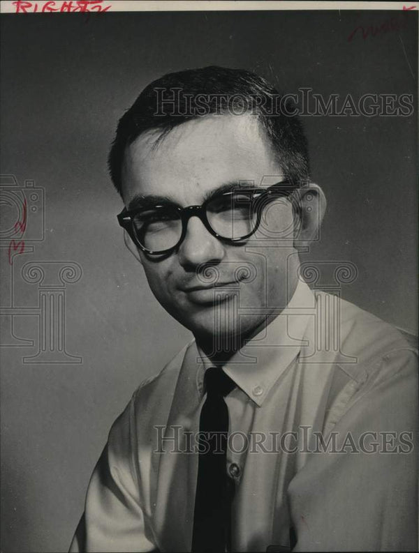 1965 Jim Hyatt, Houston Chronicle Reporter - Historic Images