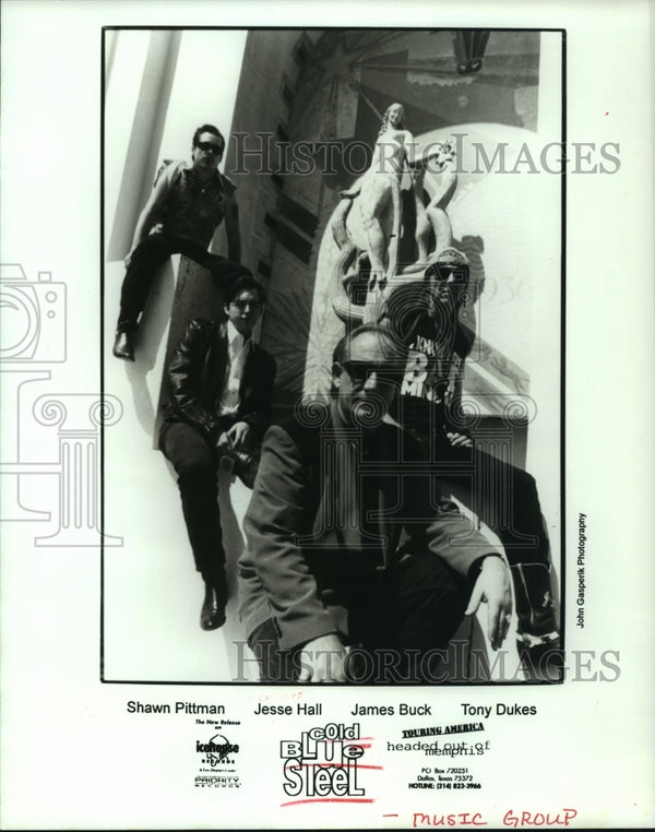 1996 Press Photo Members of music group "Cold Blue Steel". - hcp04038 ...