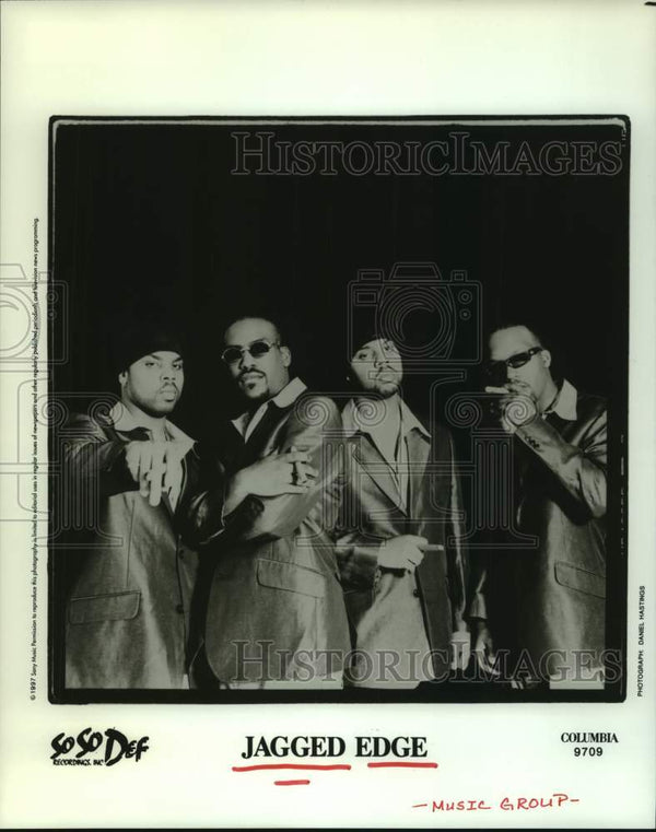 1997 Press Photo Musical group Jagged Edge - hcp07670 - Historic Images