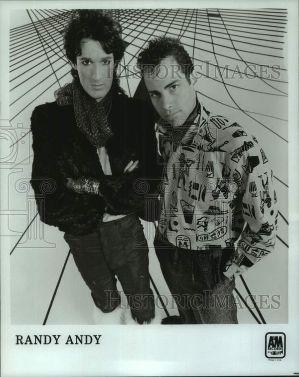 1983 Press Photo Pop Group "Randy Andy" - hcp10445 - Historic Images