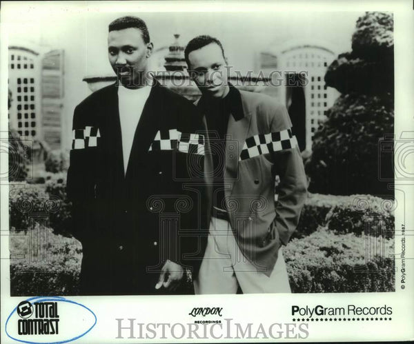 1987 Press Photo Music Group "Total Contrast" - hcp10958 - Historic Images
