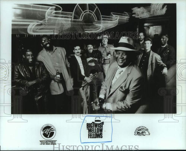 1987 Press Photo Members of the music group The Big Twist Mellow Fello ...