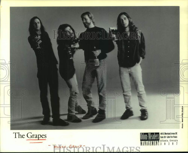 1996 Press Photo Members of the rock band The Grapes - hcp11427 ...