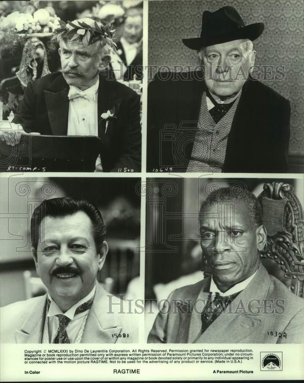 1981 Press Photo Part of cast from the movie "Ragtime" - hcp13312 ...
