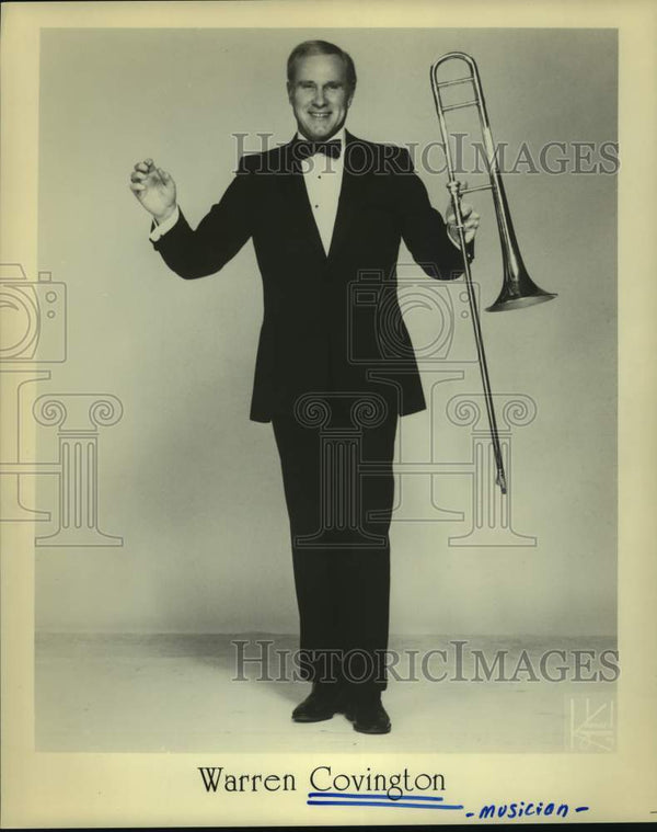 1986 Musician Warren Covington - Historic Images