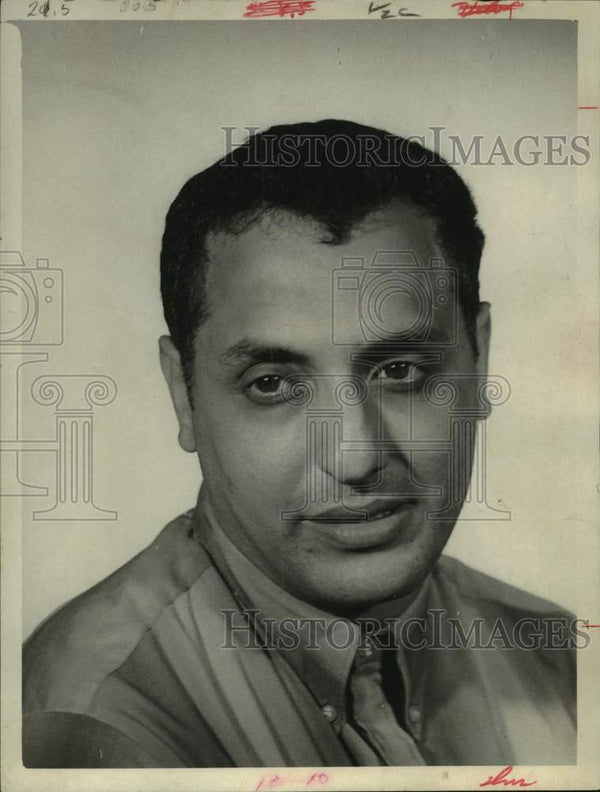 Sports Reporter Fred Faour, Houston Chronicle - Historic Images