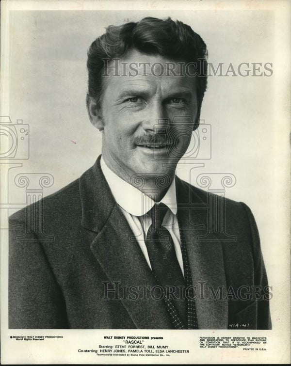 1969 Actor Steve Forrest stars in "Rascal" movie - Historic Images