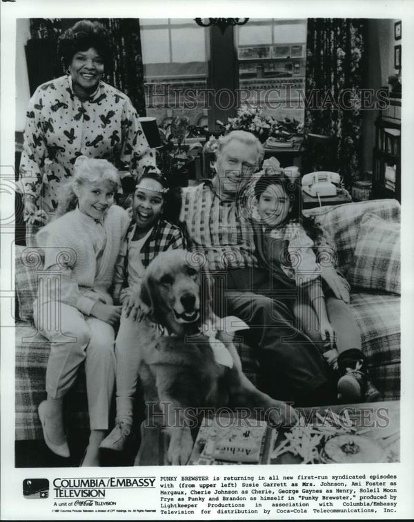 1994 George Gaynes, Susie Garrett, Ami Foster & Punky Brewster Cast ...