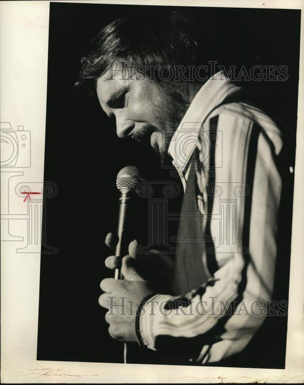 1971 Singer John Gary Performs at the Shamrock - Historic Images