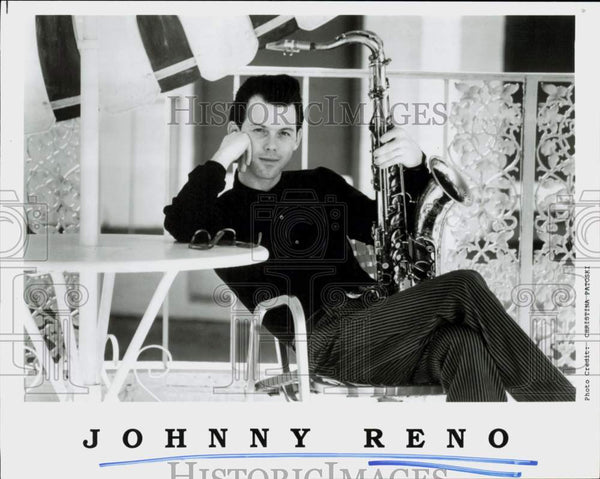 1990 Press Photo Musician Johnny Reno - hcq45012 - Historic Images