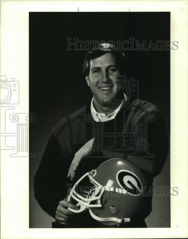 1989 Press Photo University of Georgia head football coach Ray Goff ...