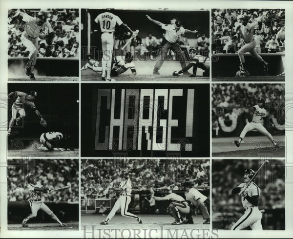 1983 Press Photo ABC's Monday Night Baseball promotional photo. - hcs0 ...