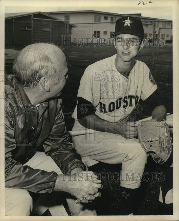 1971 Houston Astros' Roger Metzger with Dick Peebles, Texas - Historic ...