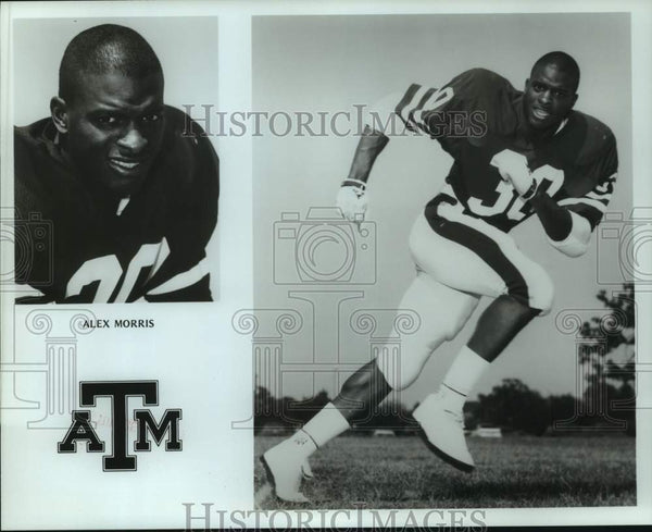1988 Press Photo Texas A&M college football player Alex Morris - hcs22 ...