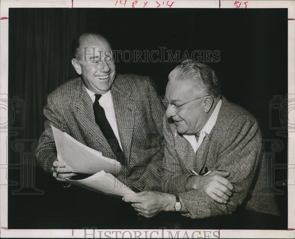 1956 Press Photo Freeman Gosden, Charles Correll - Amos 'N Andy - hcx0 ...