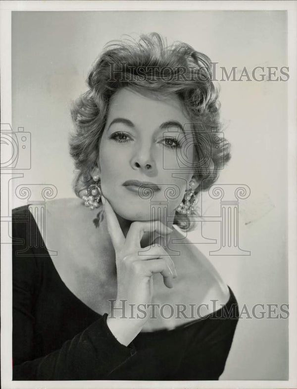 1959 Press Photo Actress Eloise Hardt, Star of ''The Dennis O'Keefe Sh ...
