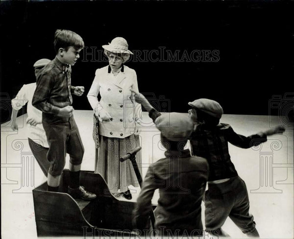 1969 Press Photo Actress Dorothy Price in Alley Theatre's "All the Way ...