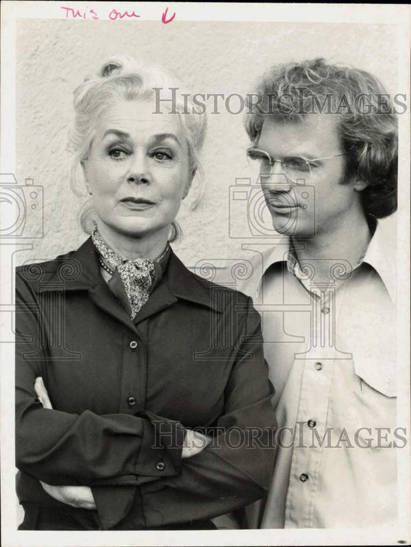 1979 Press Photo Actors James Stephens, June Havoc on "The Paper Chase ...
