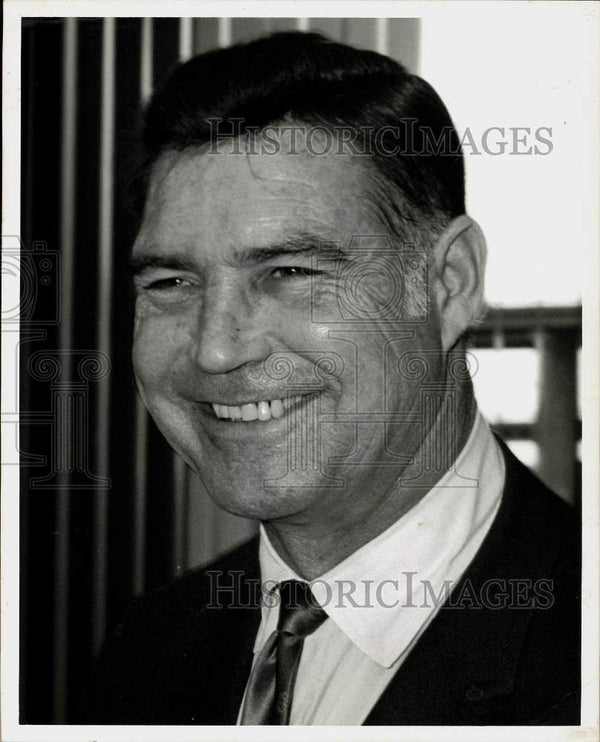 1971 Press Photo Former Rice University Football Player Tobin Rote - h ...