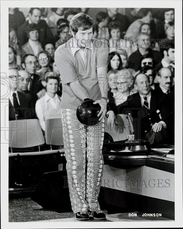 1974 Press Photo Bowler Don Johnson Prepares to Throw Ball - hps18935 ...