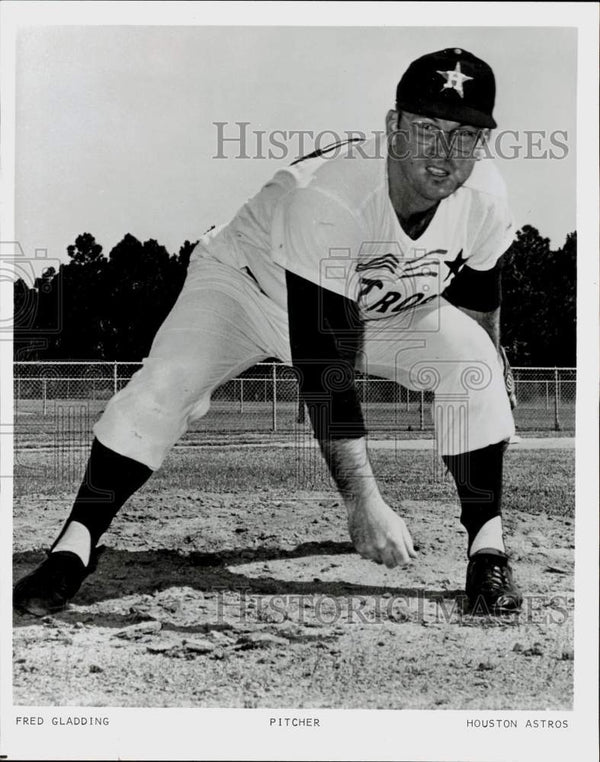 1969 Press Photo Houston Astros baseball pitcher Fred Gladding - hps19 ...