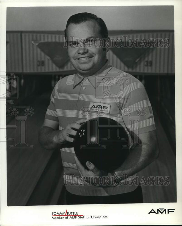 Press Photo Bowler Tommy Tuttle, Member of AMF Staff of Champions - hp ...