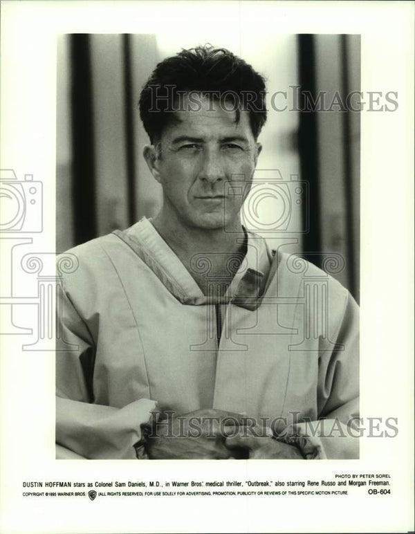 1995 Dustin Hoffman stars as Colonel Sam Daniels M.D. in "Outbreak ...