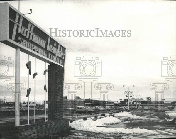 1961 View of Hoffman Heights Shopping Center - Historic Images