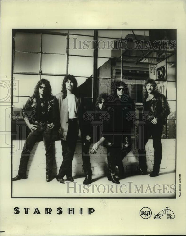 1989 Members of the American rock band Starship from San Francisco ...