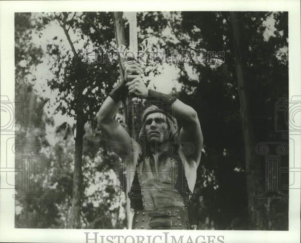 1984 A scene from the adventure film "Deathstalker" - Historic Images