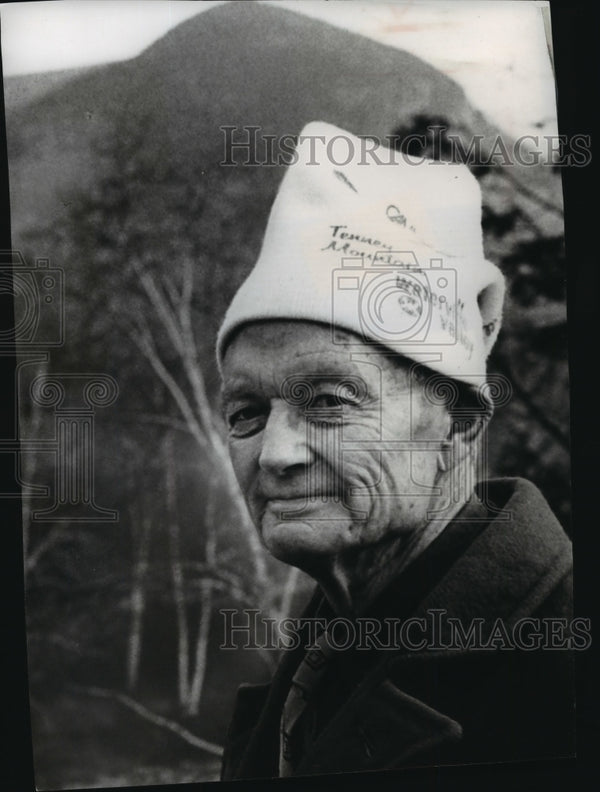 1977 Press Photo Sherman Adams in Loon Mountain & active in Lincoln's ...