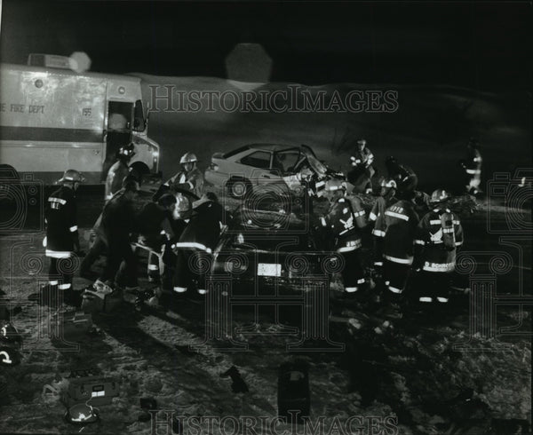 1994 Firefighters pull victims from car accident on Highway 59 ...