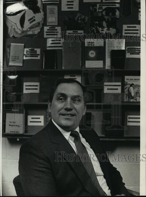 1989 Press Photo Randy King, Pastor of Wyldewood Baptist Church in Osh ...