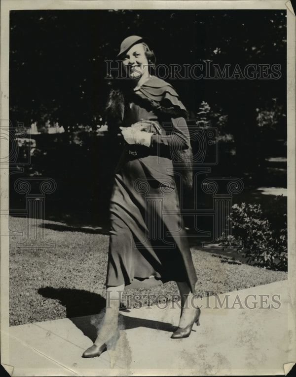 Press Photo Mrs. Thomas Brayton Hurd - Historic Images