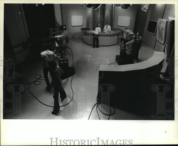 1979 Press Photo New WTMJ - Channel 4 News set - mja17127 - Historic Images