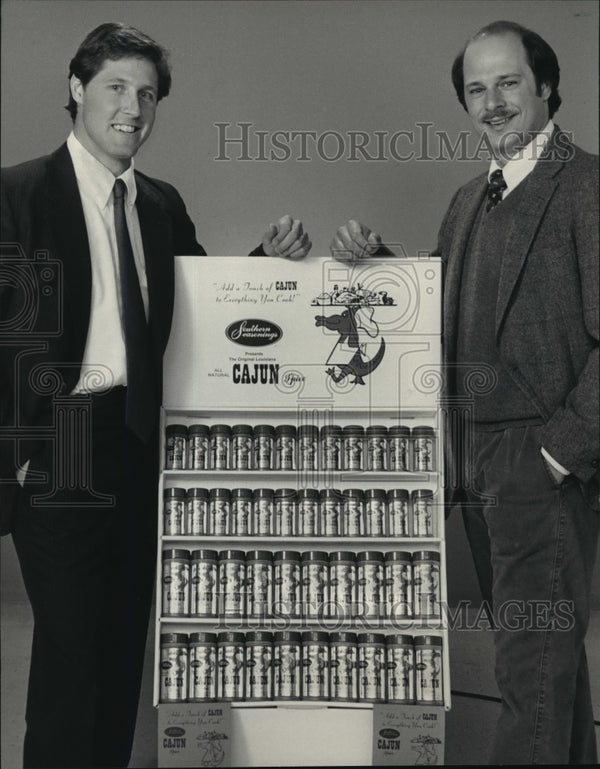 1987 Kevin Webb and his brother-in-law, Eric Reber - Historic Images