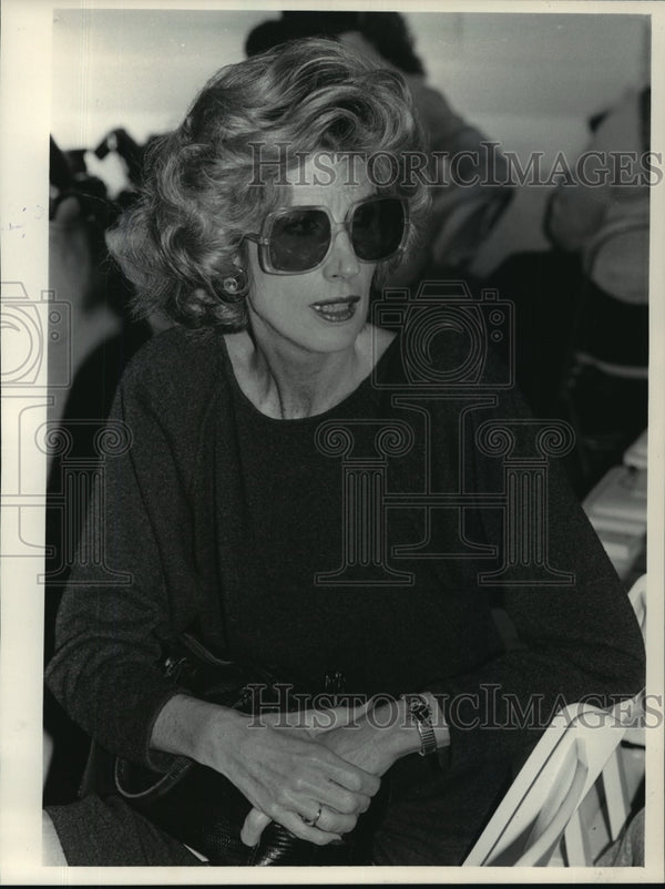 1984 Press Photo Nancy Kissinger, philanthropist and wife of Henry Kis ...