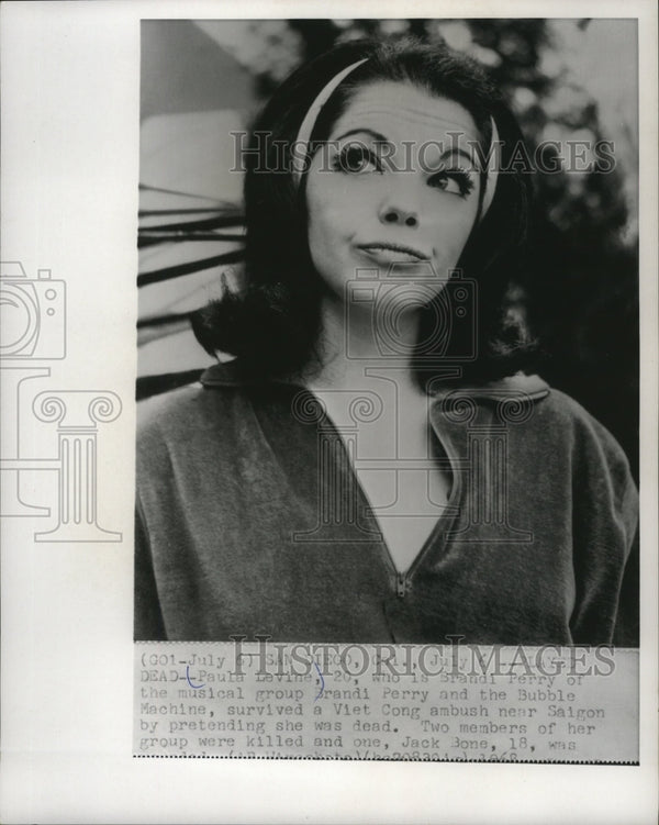 1968 Paula Levine Also Known as Brandi Perry Survived Ambush - Historic ...