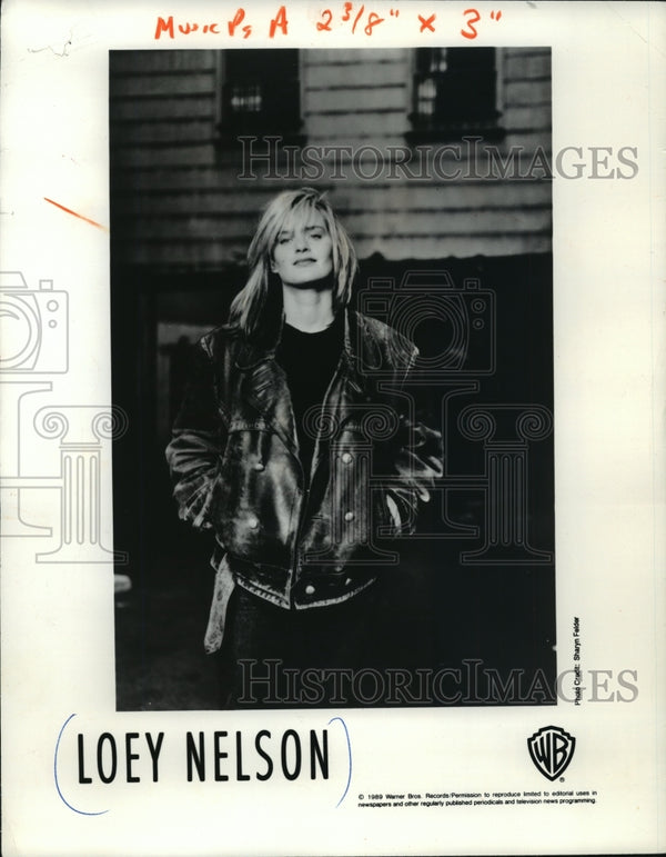 1989 Press Photo Loey Nelson, Heartland rocker - mja60417 - Historic Images