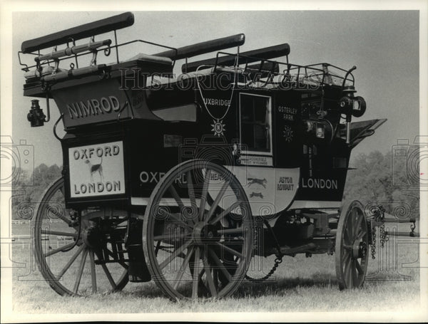 1992 Press Photo Old English Coach on Mischka Calendar - mja65345 ...