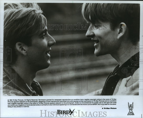 1985 Press Photo "Birdy," starring Matthew Modine and Nicolas Cage - m ...